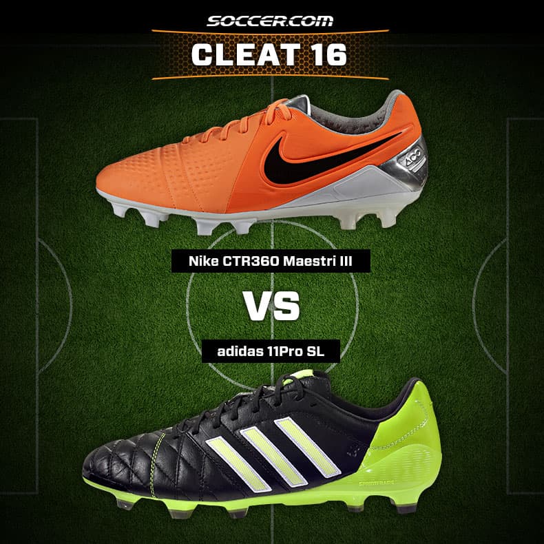 Cleat 16 quarterfinals: Nike CTR360 v adidas 11Pro SL